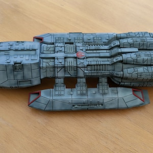 3D Printed Battlestar Pegasus Model - Etsy