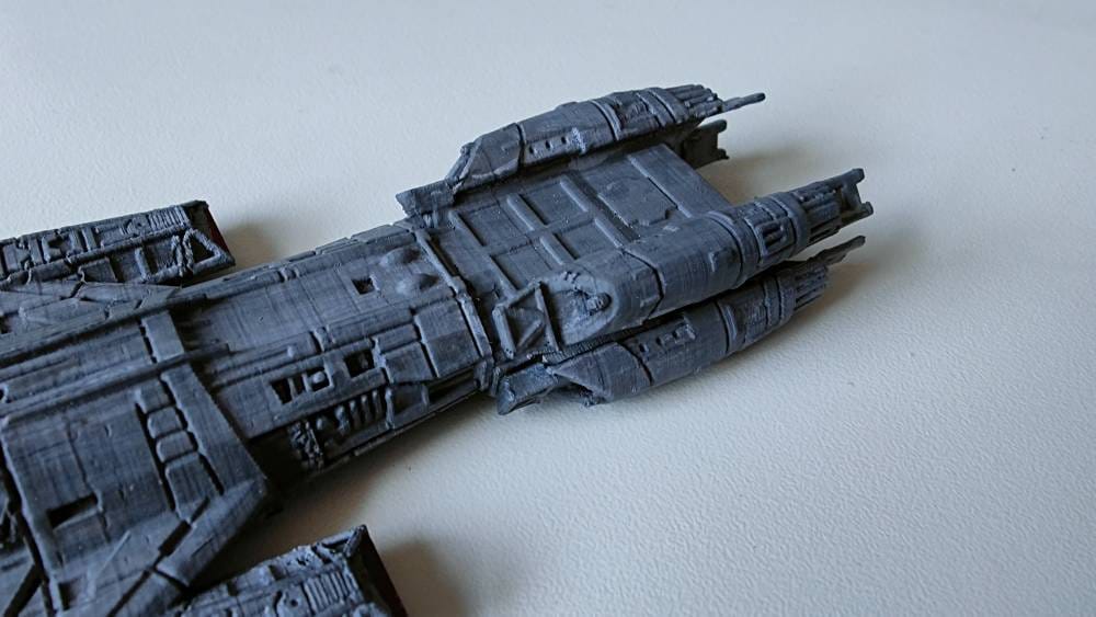 3D Printed Battlestar Valkyrie Model | Etsy UK