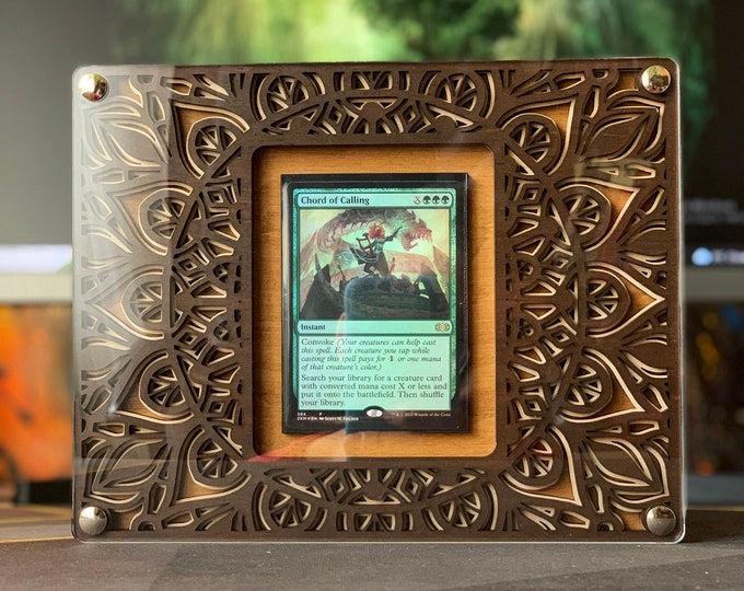 MTG Custom Wooden Card Display | Magic the Gathering Card Frame ...