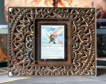 MTG Custom Wooden Card Display | Magic the Gathering Card Frame ...