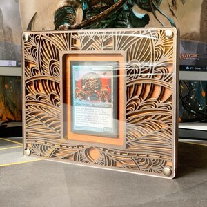 MTG Custom Wooden Card Display | Magic the Gathering Card Frame ...