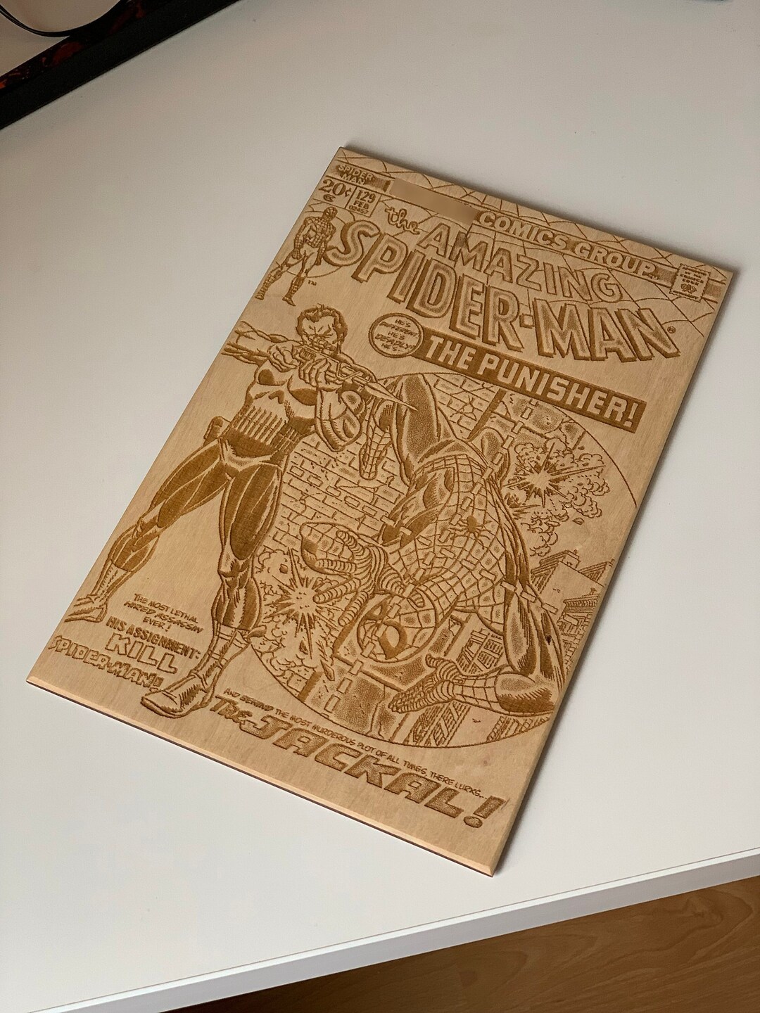 Wooden Engraved Comics Cover Custom Comics Cover Gift Best Souvenir for ...