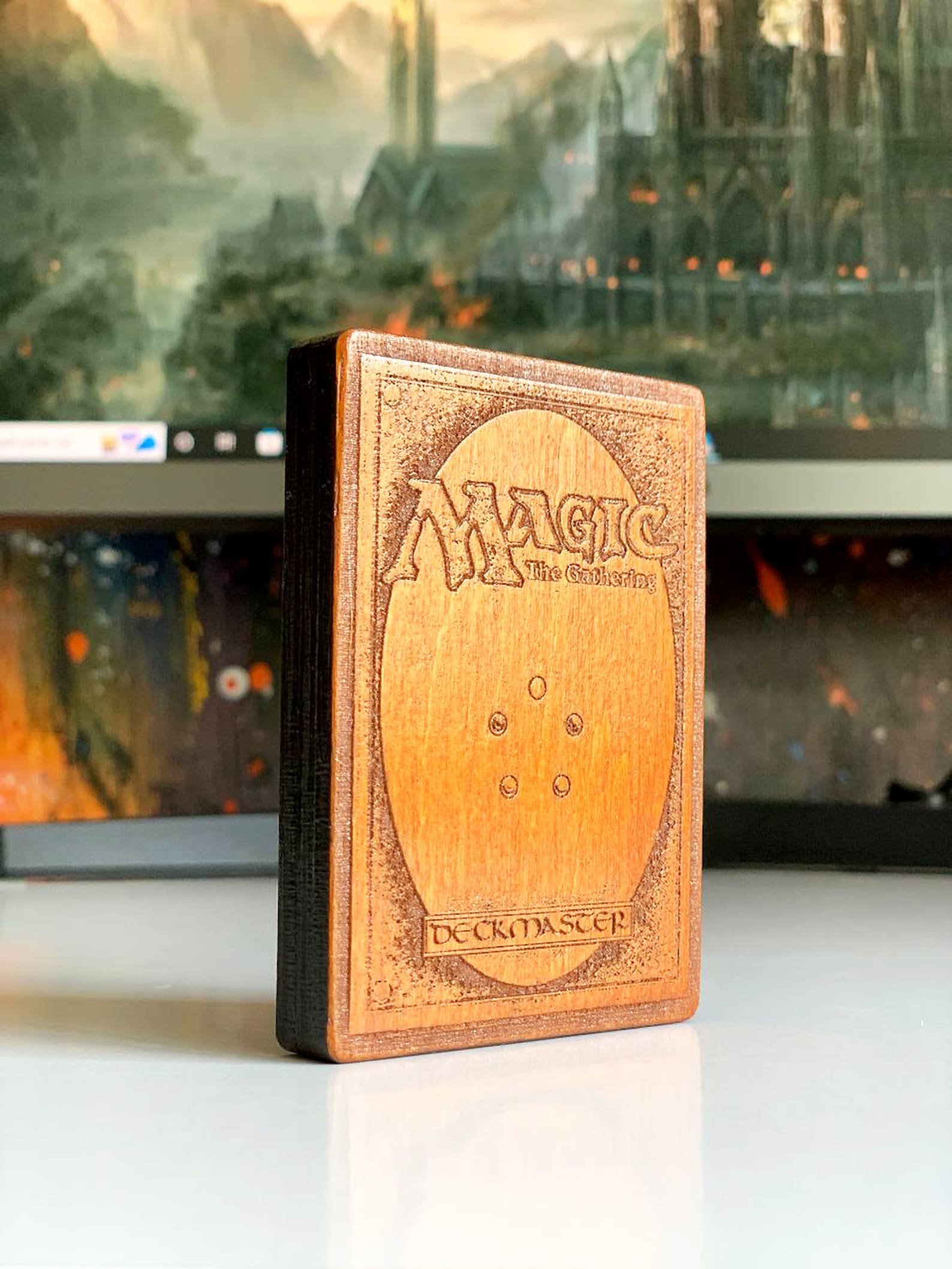 Magic the Gathering Wooden Card Best Gift for MTG Collector - Etsy