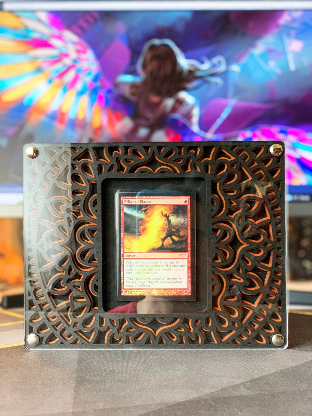 MTG Custom Wooden Card Display | Magic the Gathering Card Frame ...