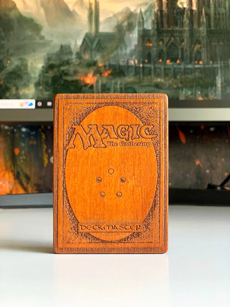Magic the Gathering Wooden Card Best Gift for MTG Collector - Etsy