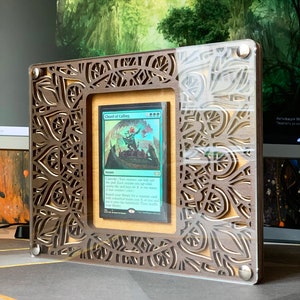 MTG Custom Wooden Card Display | Magic the Gathering Card Frame ...