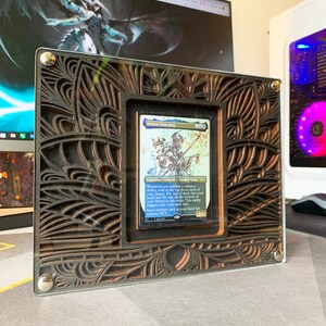 MTG Custom Wooden Card Display | Magic the Gathering Card Frame ...