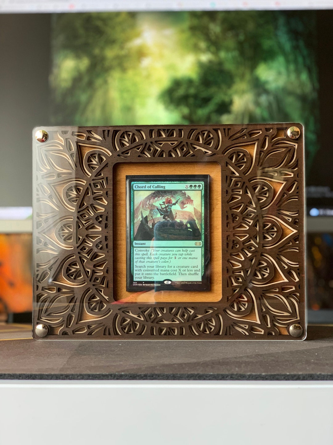 MTG Custom Wooden Card Display | Magic the Gathering Card Frame ...