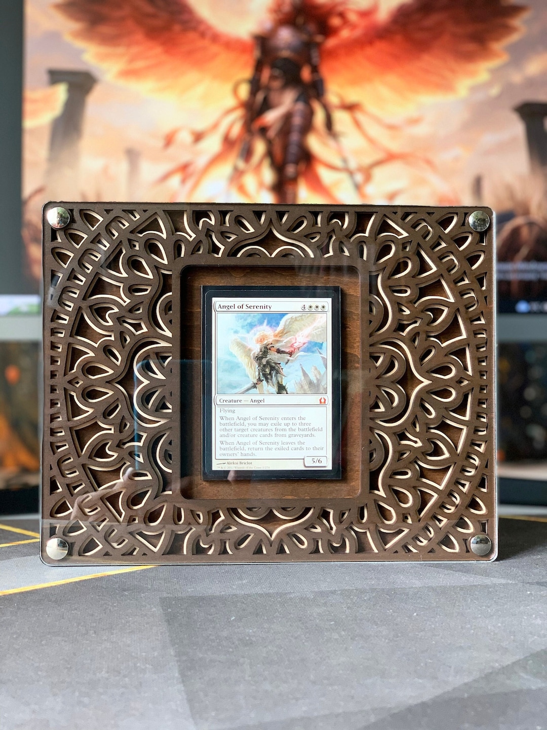 MTG Custom Wooden Card Display | Magic the Gathering Card Frame ...