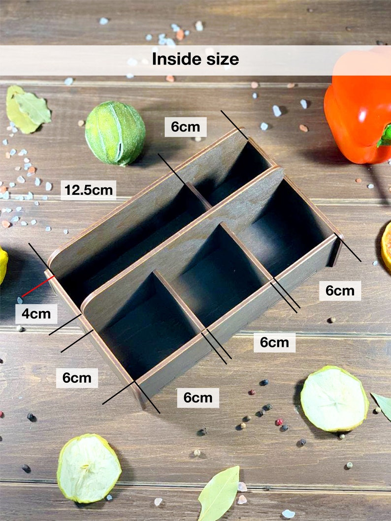 Personalized Restaurant Table Organizer Kitchen Storage | Etsy