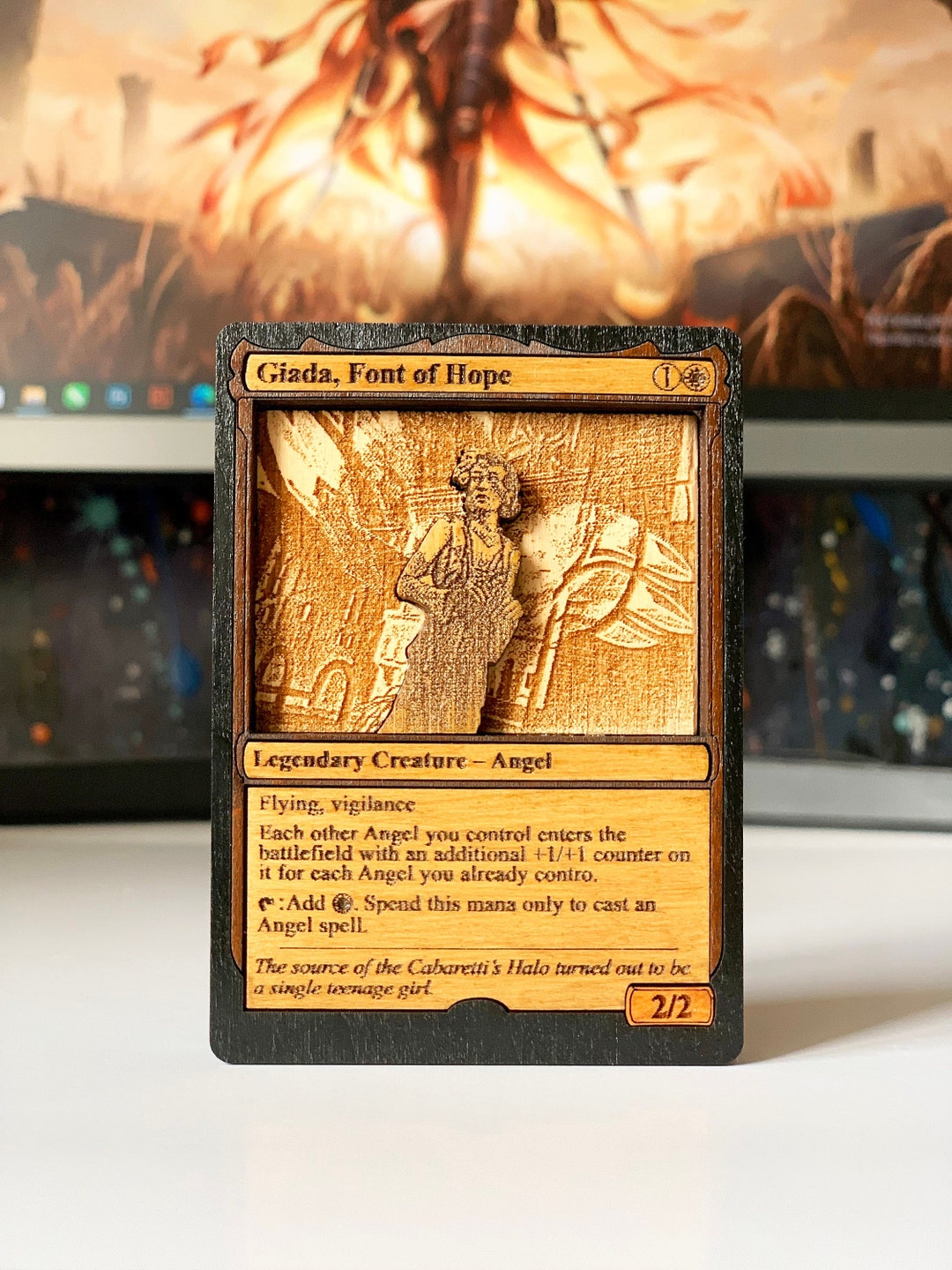 MTG Wooden Card | Best Gift for MTG Collector | Wooden Layered Art ...