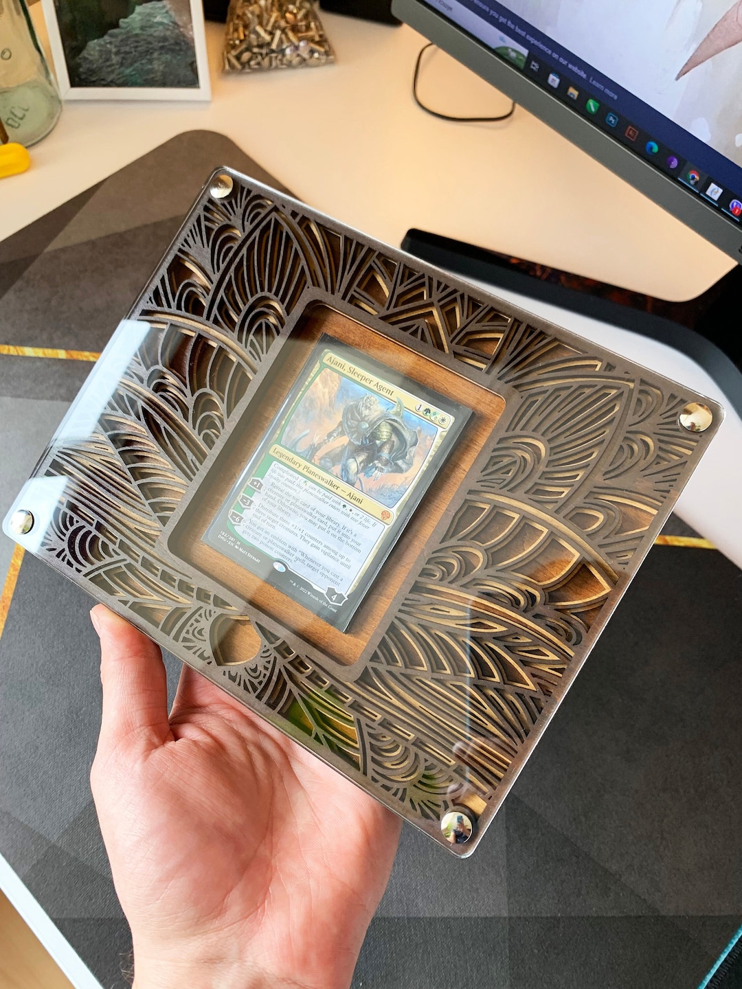 MTG Custom Wooden Card Display | Magic the Gathering Card Frame ...