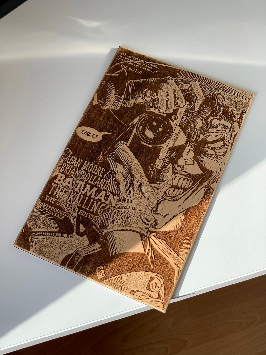 Wooden Engraved Comics Cover | Custom Comics Cover Gift | Best Souvenir ...