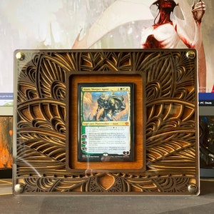 MTG Custom Wooden Card Display | Magic the Gathering Card Frame ...