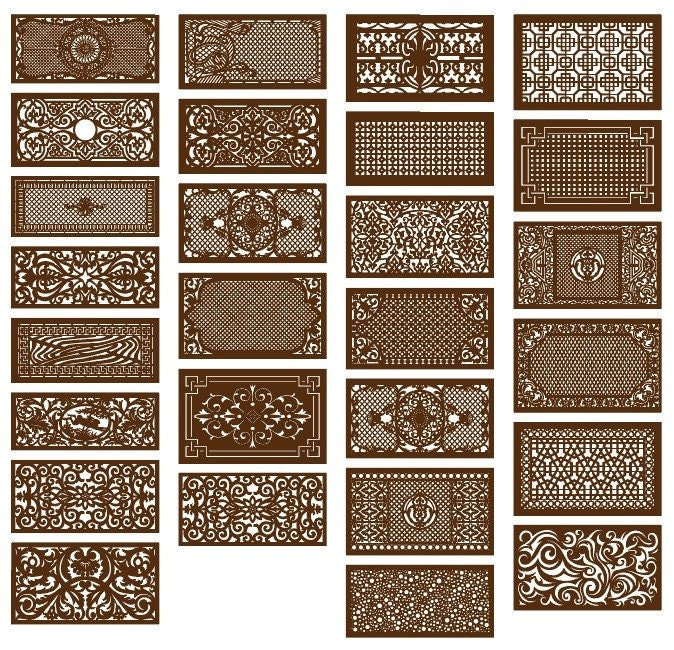 Digital Product 150 Vector Patterns Designs Pack for Laser - Etsy
