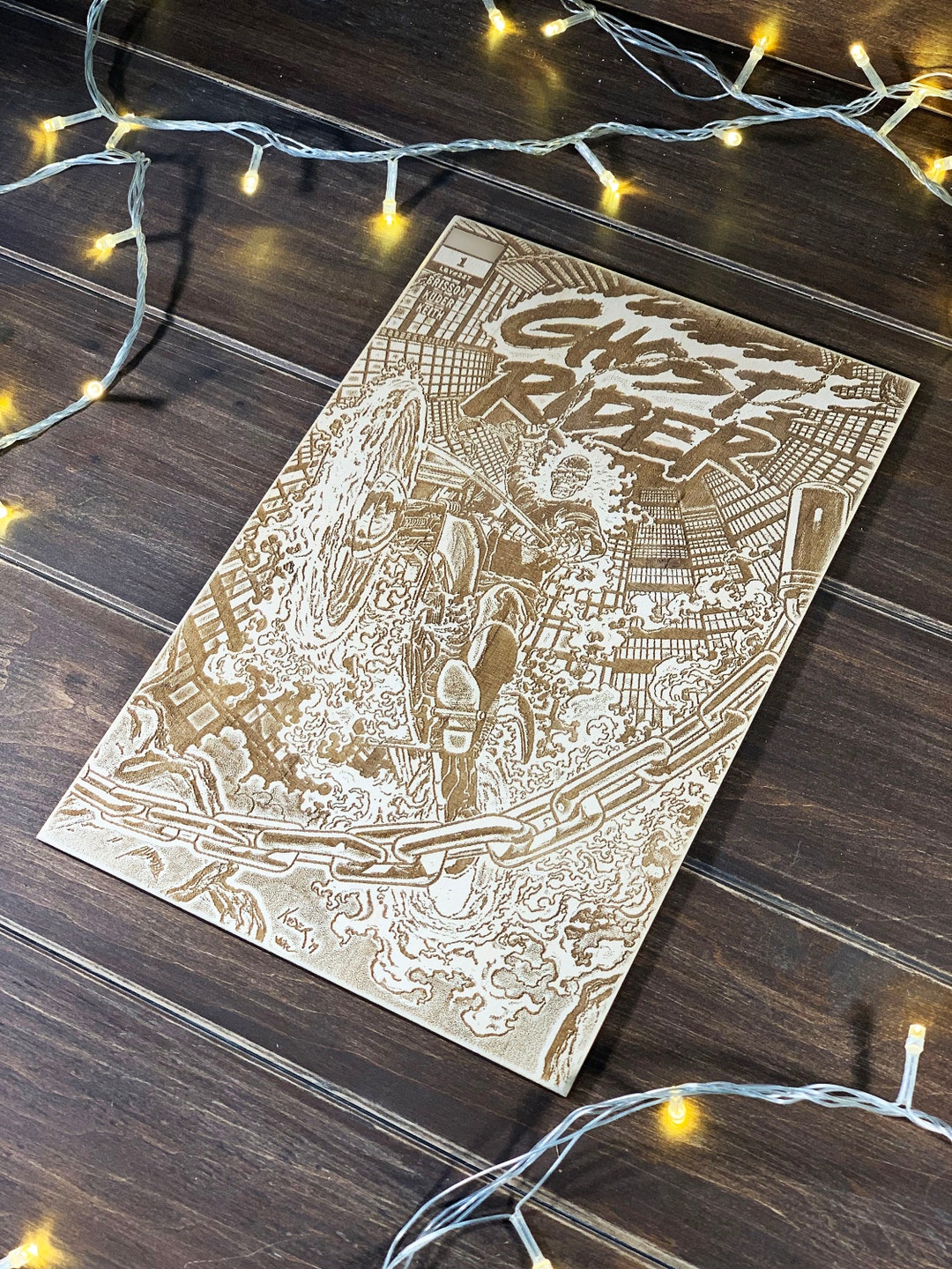 Wooden Engraved Comics Cover | Custom Comics Cover Gift | Best Souvenir ...