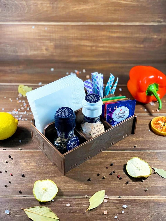 Personalized Restaurant Table Organizer Kitchen Storage | Etsy