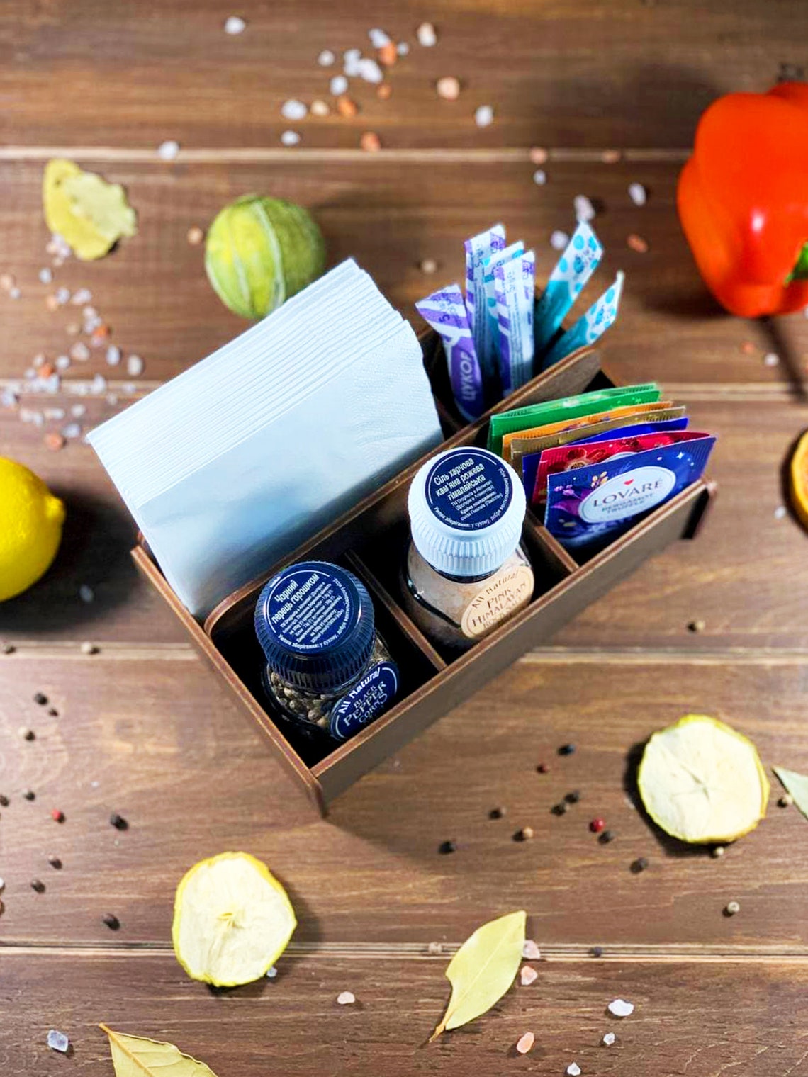 Personalized Restaurant Table Organizer Kitchen Storage | Etsy