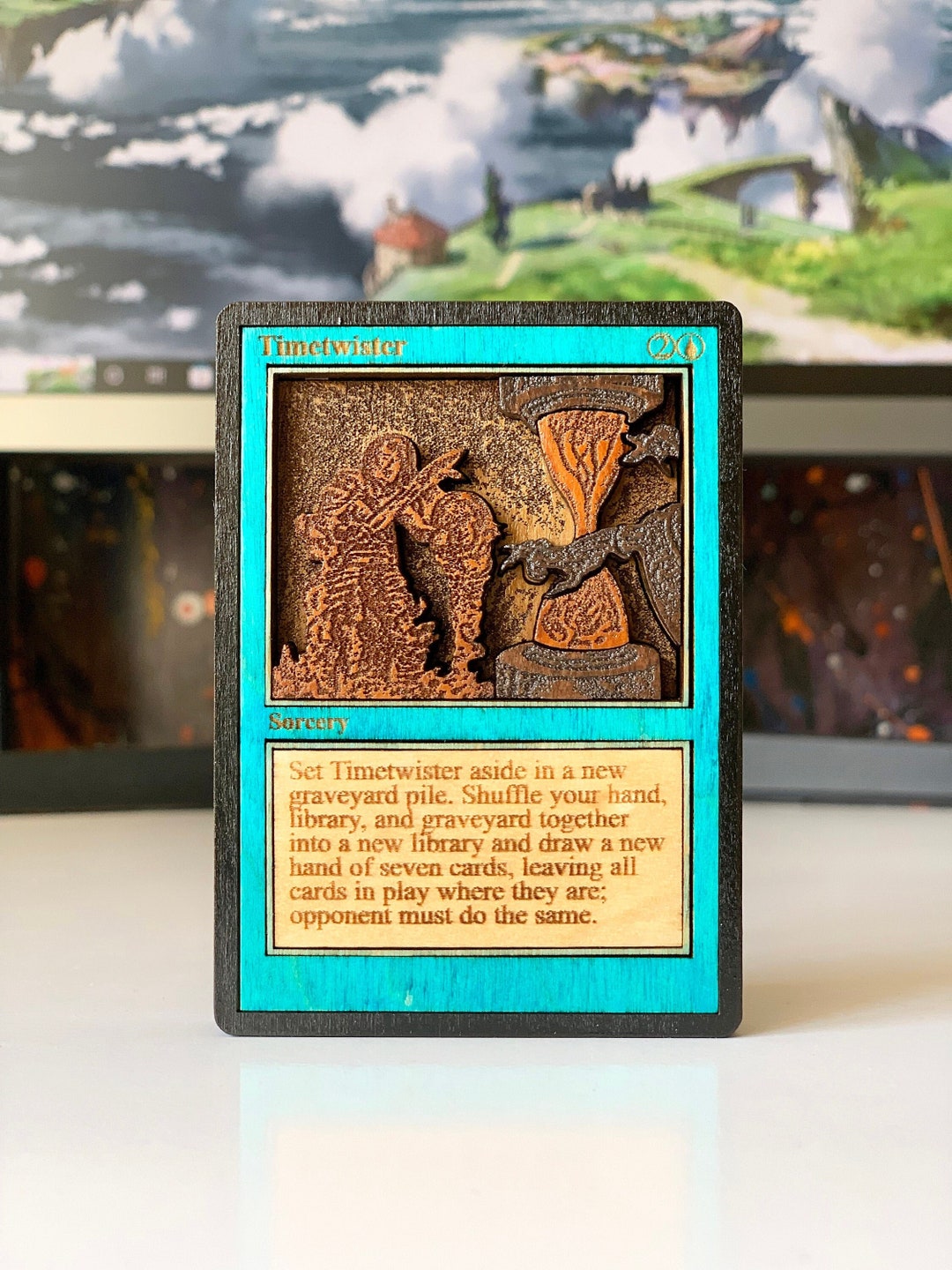 Magic the Gathering Wood Card | Best Gift for MTG Collector | Custom ...