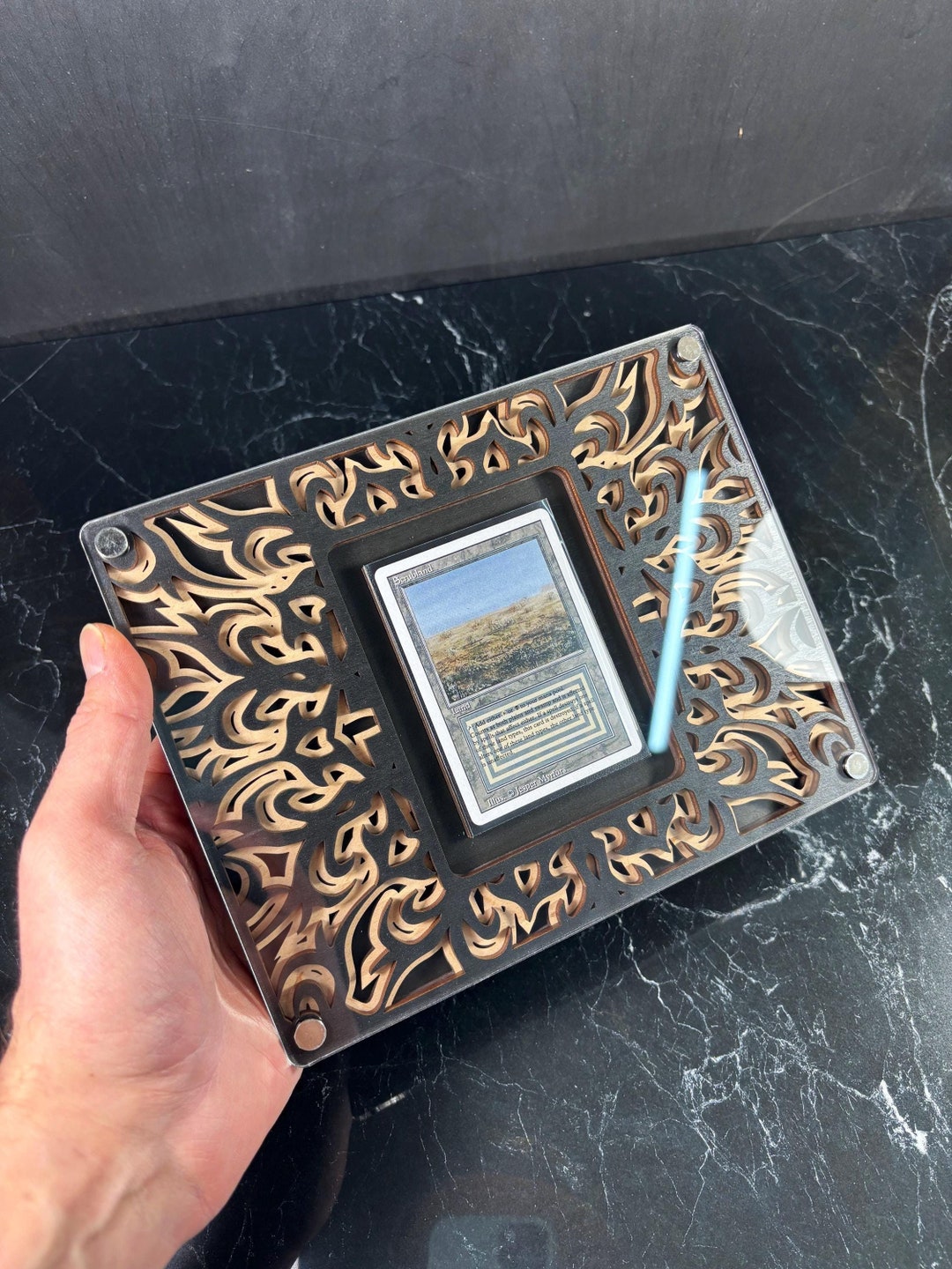 MTG Custom Wooden Card Display | Magic the Gathering Card Frame ...