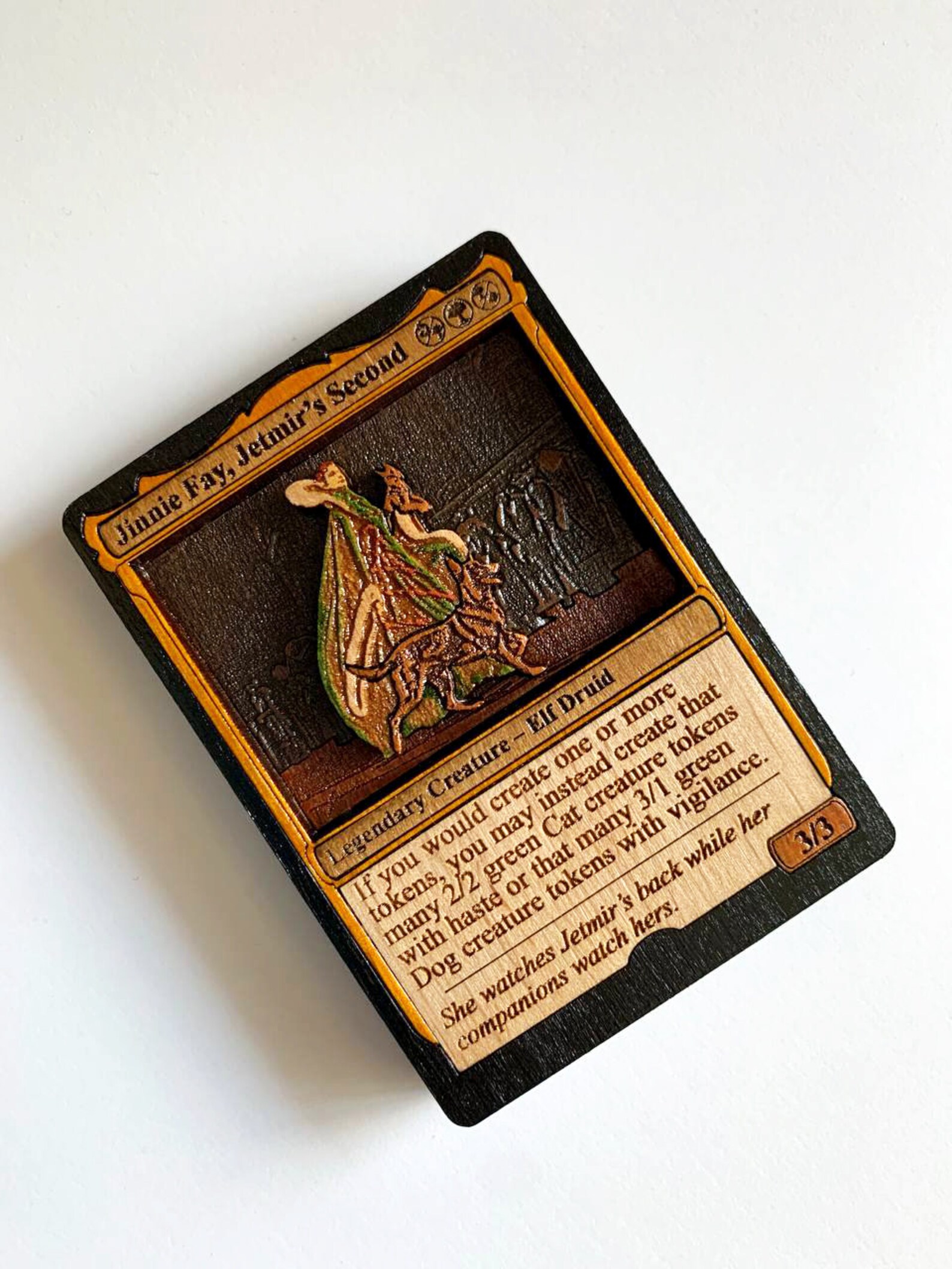 Magic the Gathering Wooden Card Best Gift for MTG Collector - Etsy