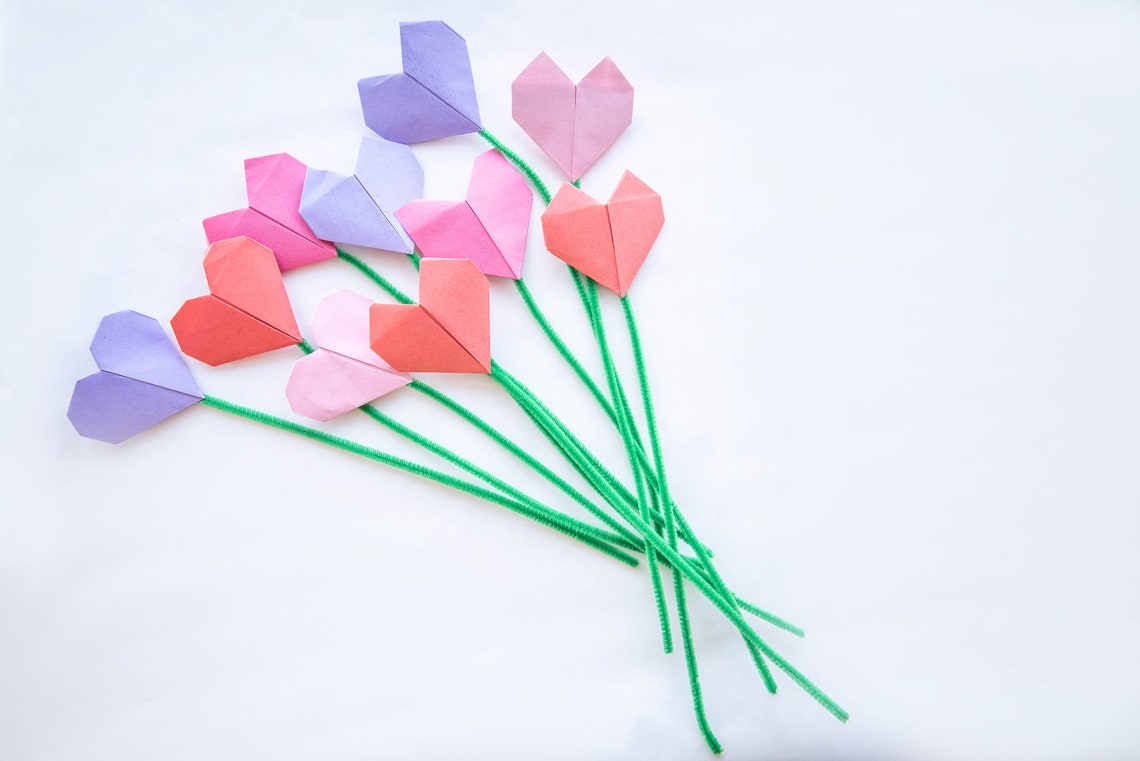 Kids Origami Paper Folding Kit: Girls Multi Color Foldable Paper Sheets ...