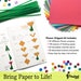 Kids Origami Paper Folding Kit: Girls Multi Color Foldable Paper Sheets ...
