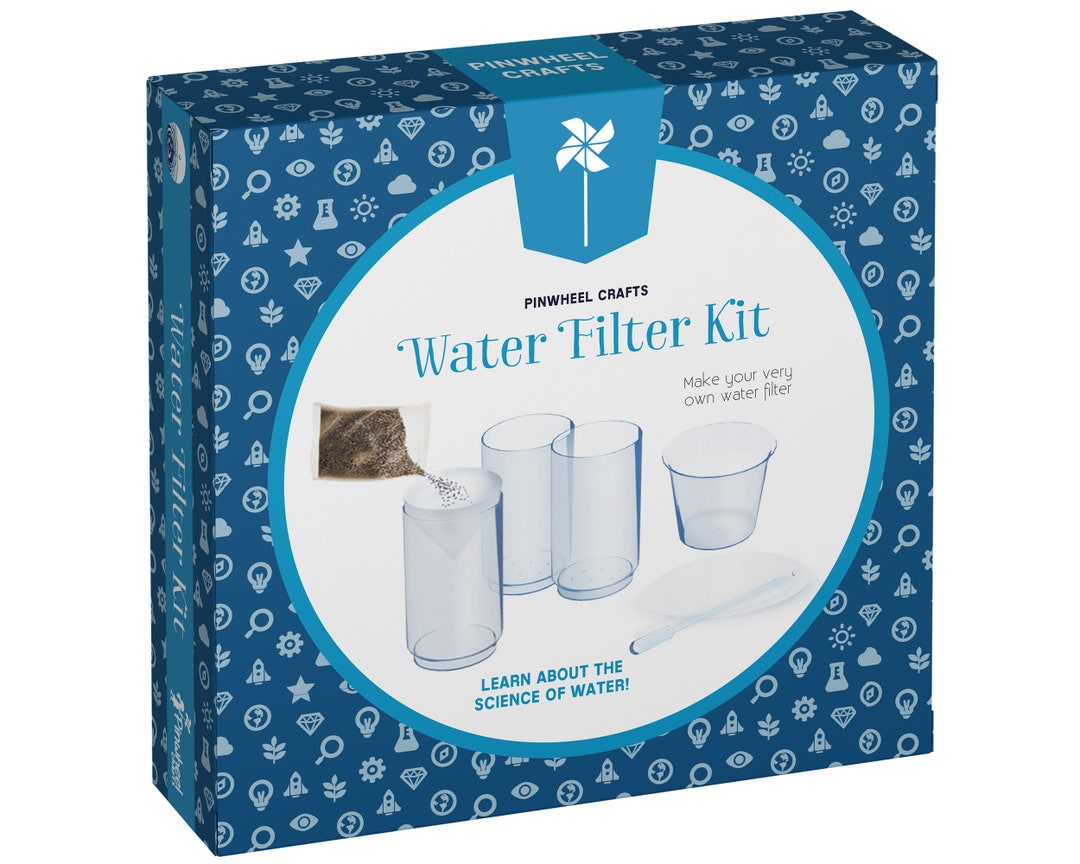 Pinwheel Crafts Water Filter Science Kit for Kids Make Your Own Water ...