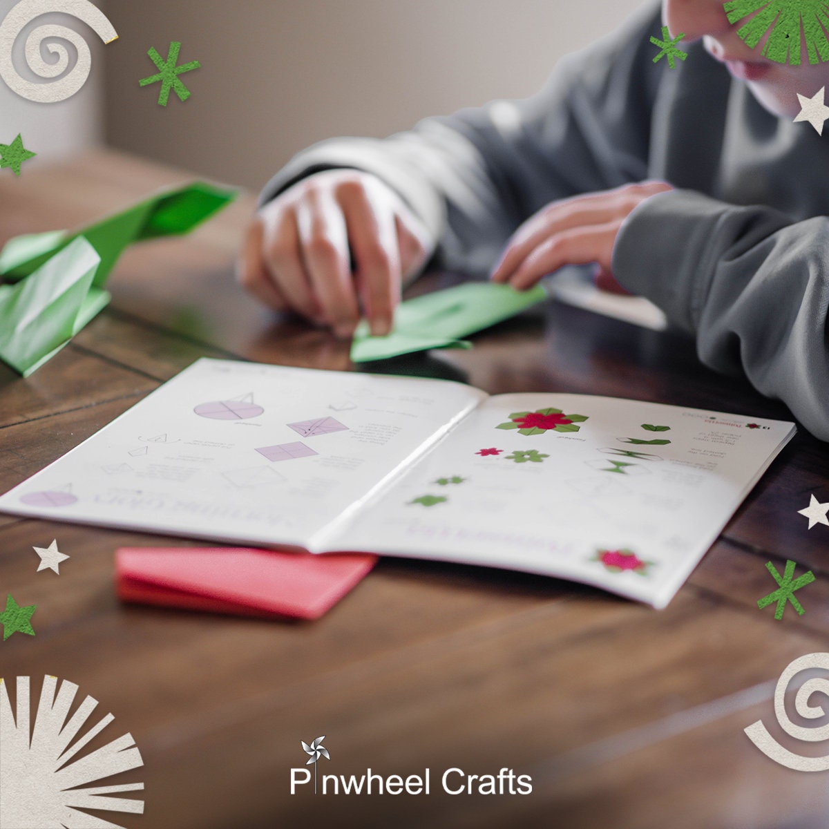 Kids Origami Paper Folding Kit: Girls Multi Color Foldable | Etsy