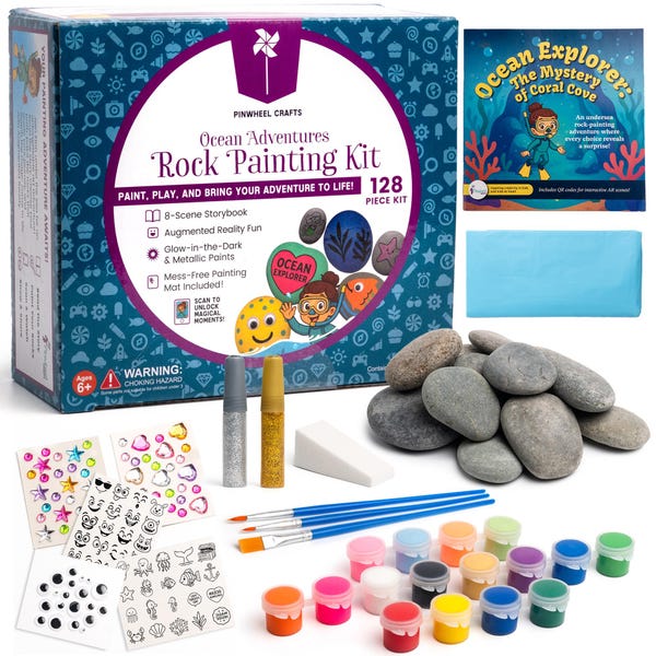 Diy Rock Painting Kit - Etsy