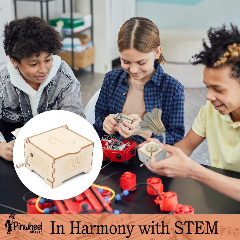 Music Box STEM Kit: DIY Gramophone, Carousel, Basic Music Boxes - Etsy