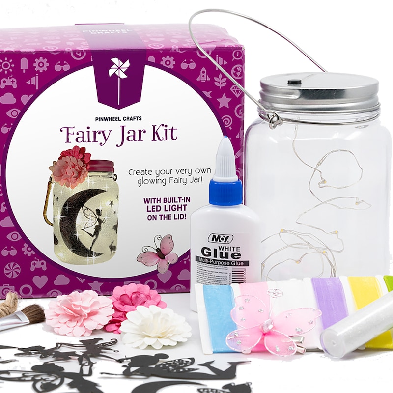 Night Light Fairy Jar - Etsy