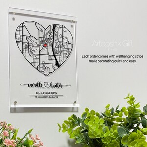 Personalized Map Gift, Personalised Anniversary Gift, Night We Met Gift ...