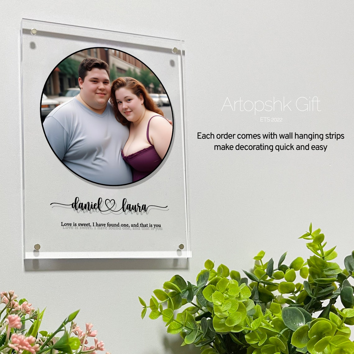 Personalized Photo Gift, Custom Picture Frame, Gift for Her ...