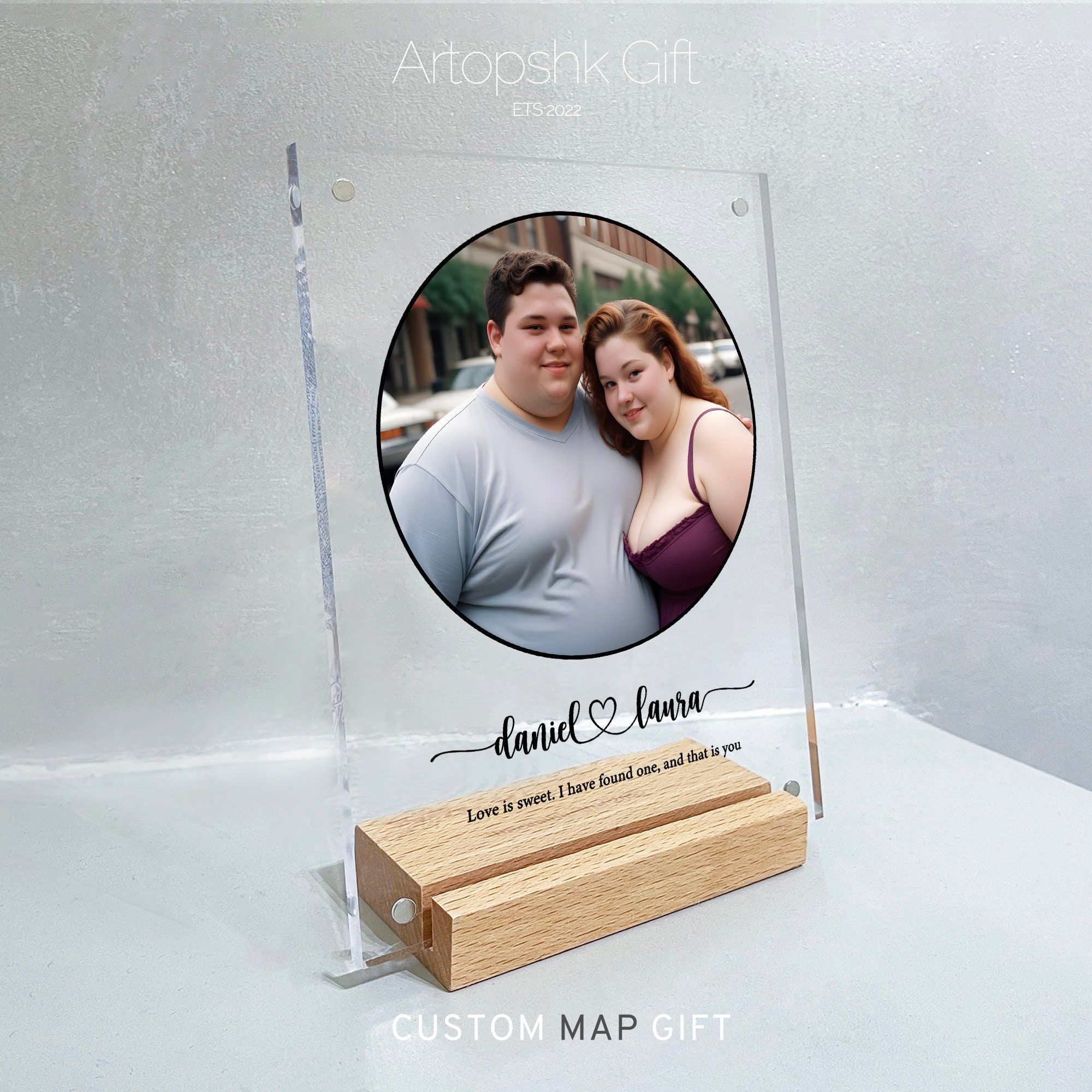 Personalized Photo Gift, Custom Picture Frame, Gift for Her, Personalized Keepsake Decor ...