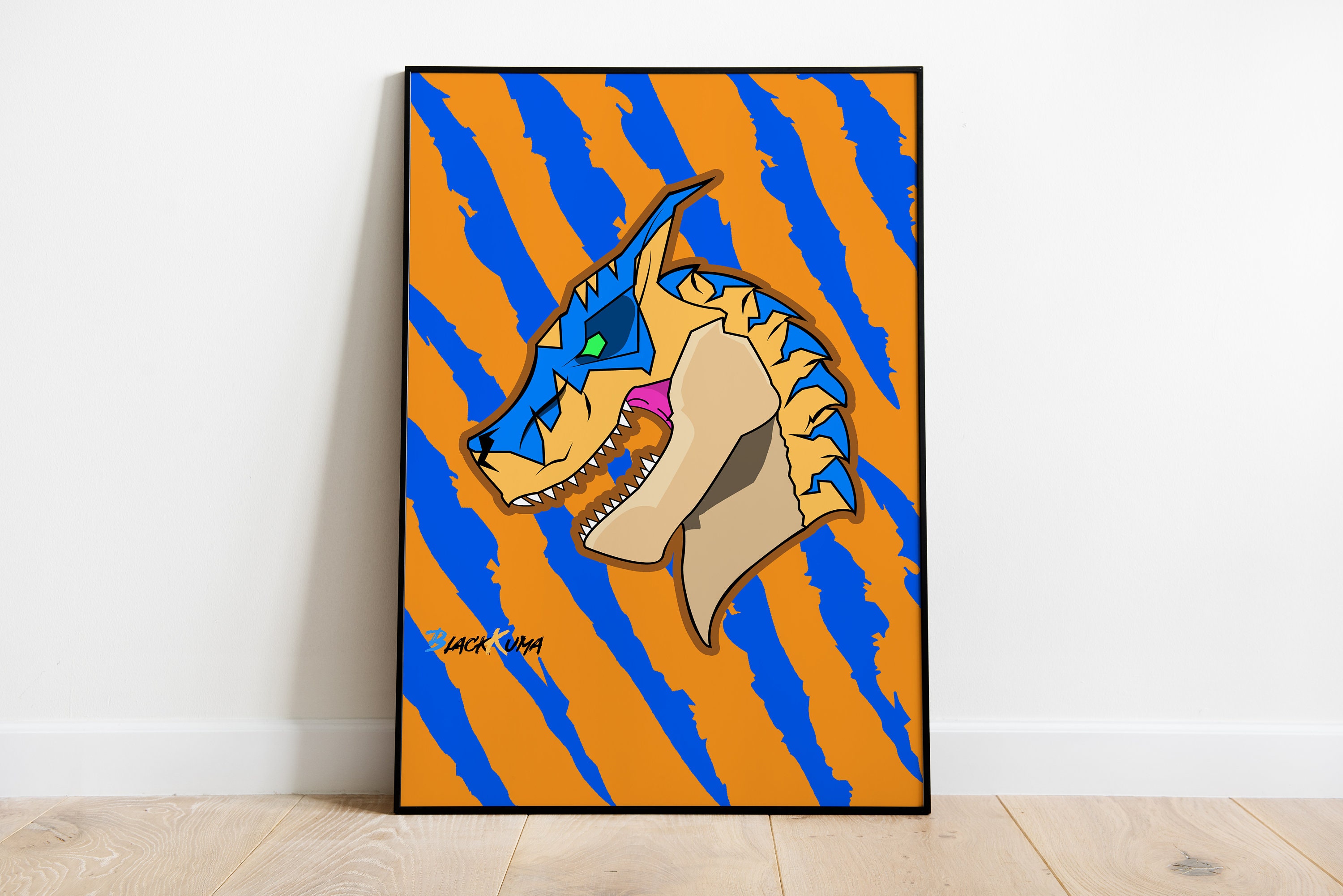 Monster Hunter Icon series 1 Tigrex Poster | Etsy