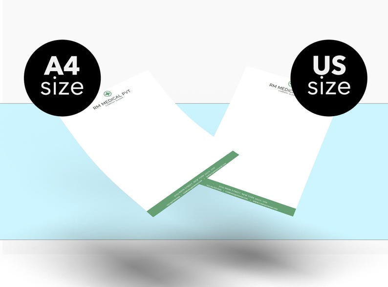 Doctor Letterhead Template | Customizable Medical Stationery for ...