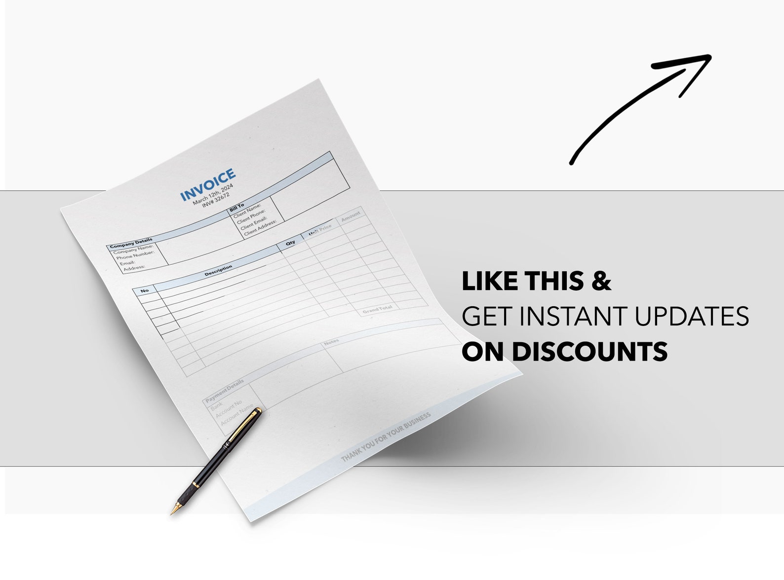 Editable Invoice Template Word, Business Invoice Template Word ...