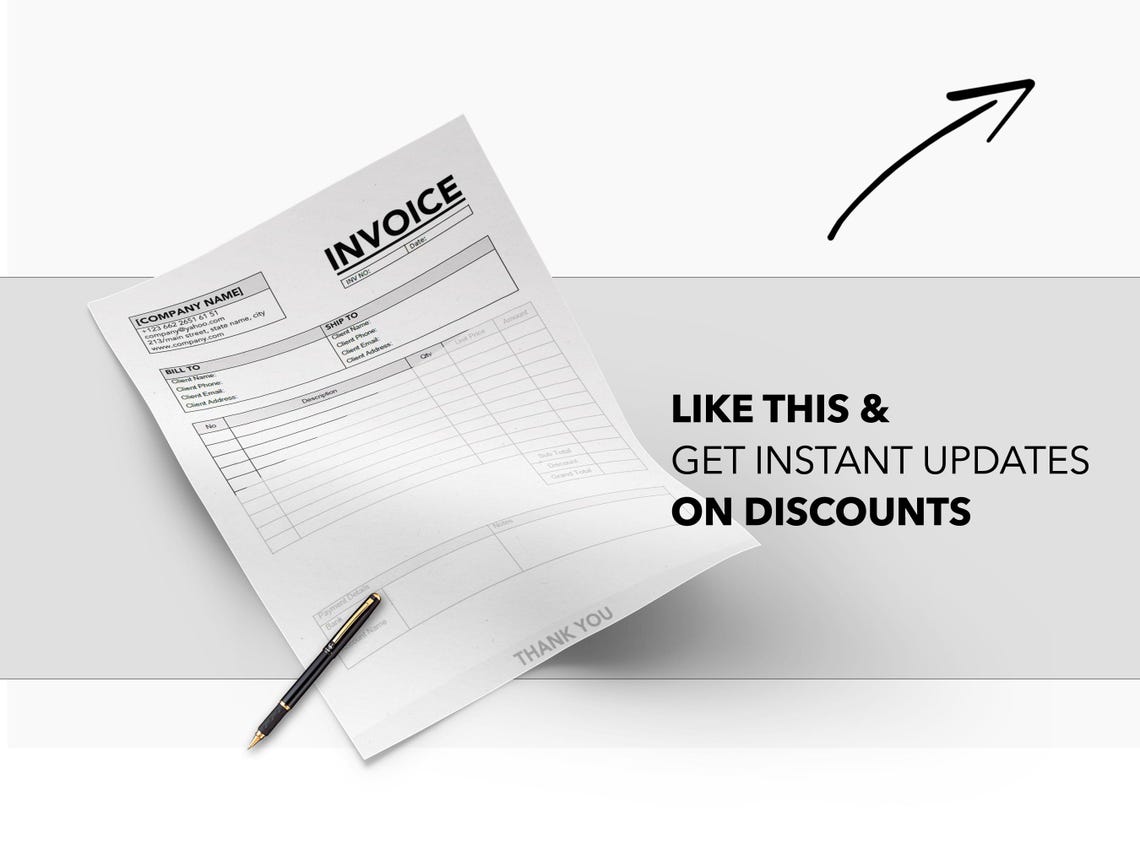 Invoice Template Word Invoice Template Excel Editable Invoice