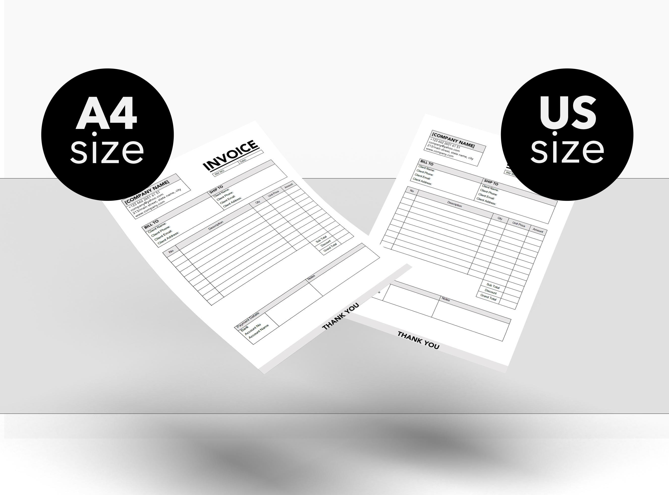 Invoice Template Word Invoice Template Excel Editable Invoice Template Invoice Template 