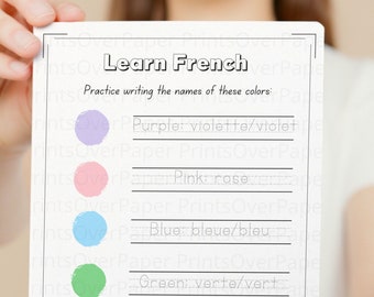 Learn Spanish Transportation Words, Learn Spanish Tracing the French ...