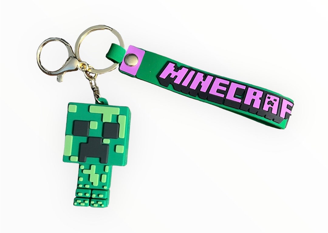 Minecraft Creeper Character Keyring Keychain Gift - Etsy