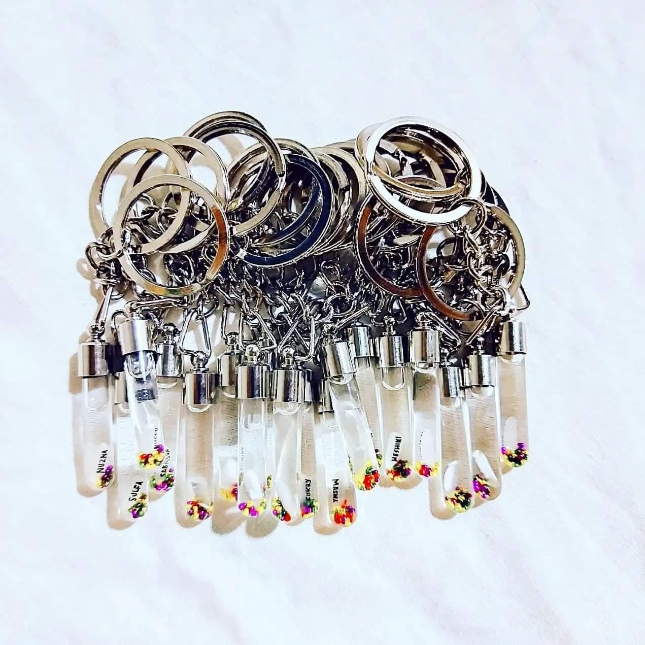 Name on Rice Keychain, Custom Keychain, Personalized Keytag ...