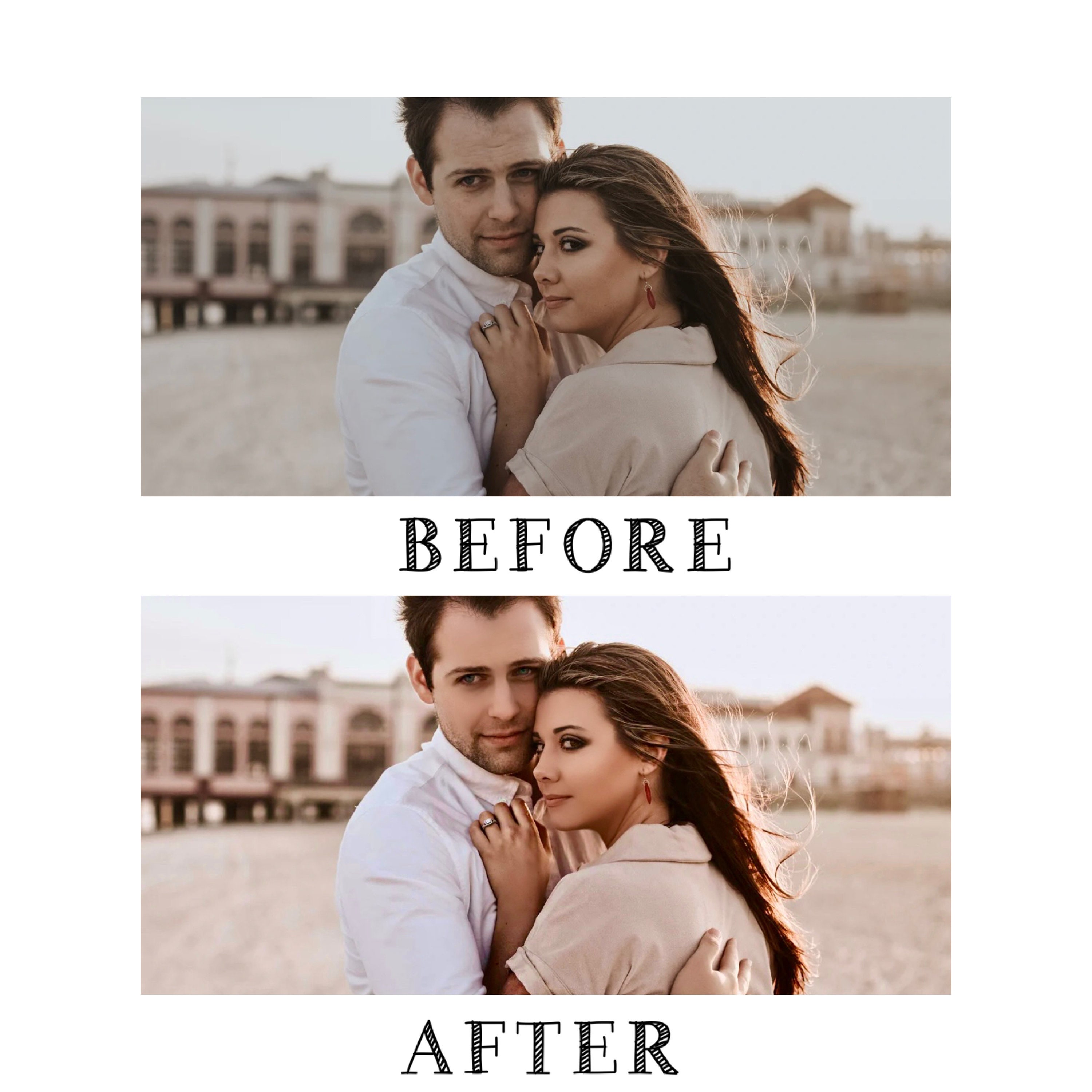 Couple Photo Editing Professional Photo Touch-ups Slimming Acne Removal ...