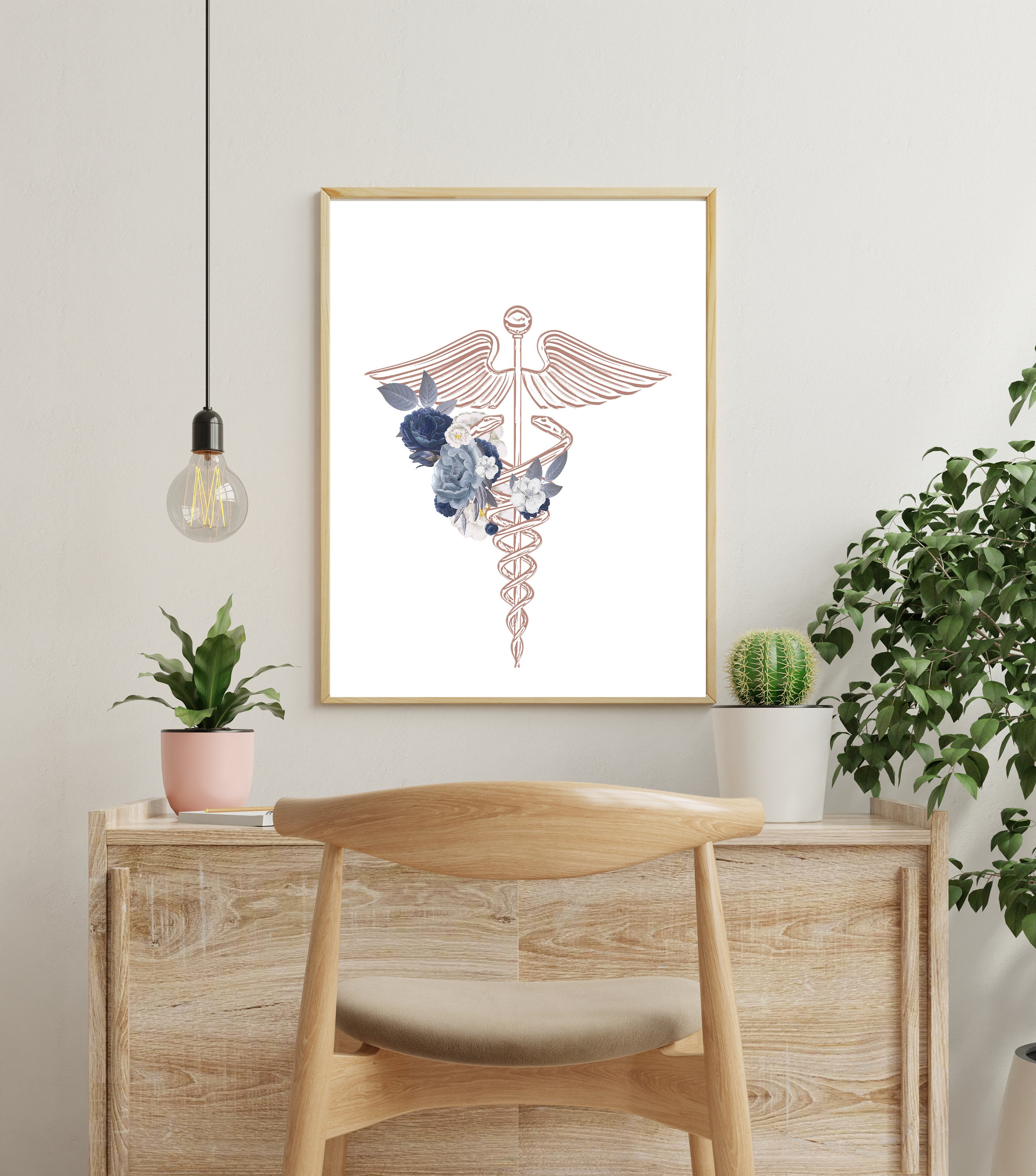 Caduceus Caduceus Art Caduceus Symbol Doctor Office Decor Medical ...