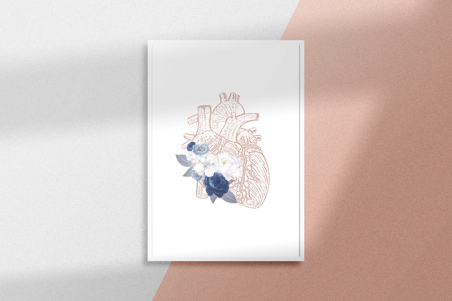 Human Heart Cardiology Art Office Decor Doctor Gift - Etsy