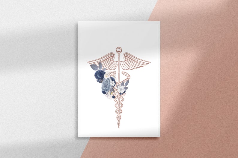 Caduceus Caduceus Art Caduceus Symbol Doctor Office Decor Medical ...