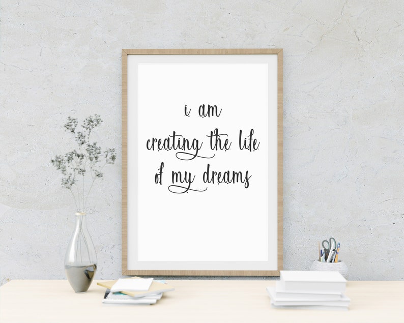 Set of 10 Printable Work-space Signs Inspirational Wall Art - Etsy