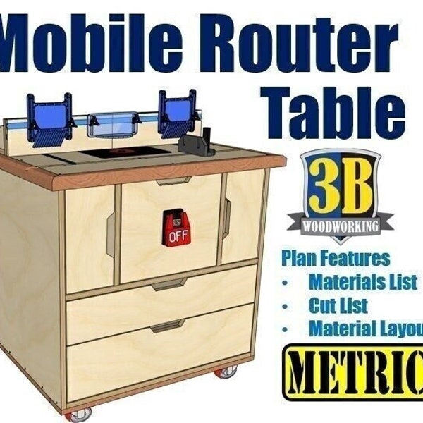 Diy Router Table Plans - Etsy
