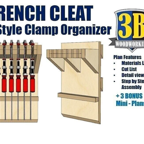 French Cleat Clamp Rack - Etsy
